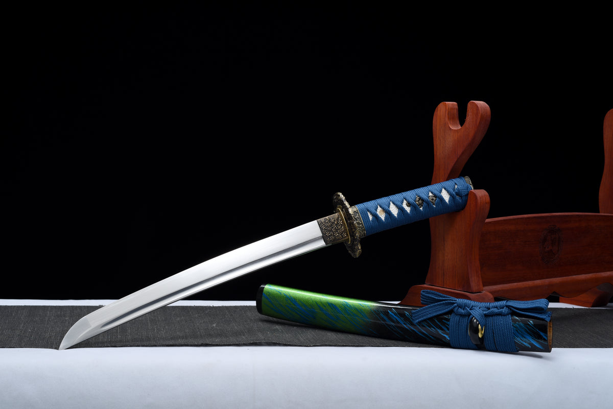 JIHPEN sword - Handmade Full Tang Tanto Sword 1045 Carbon Steel Blade ...