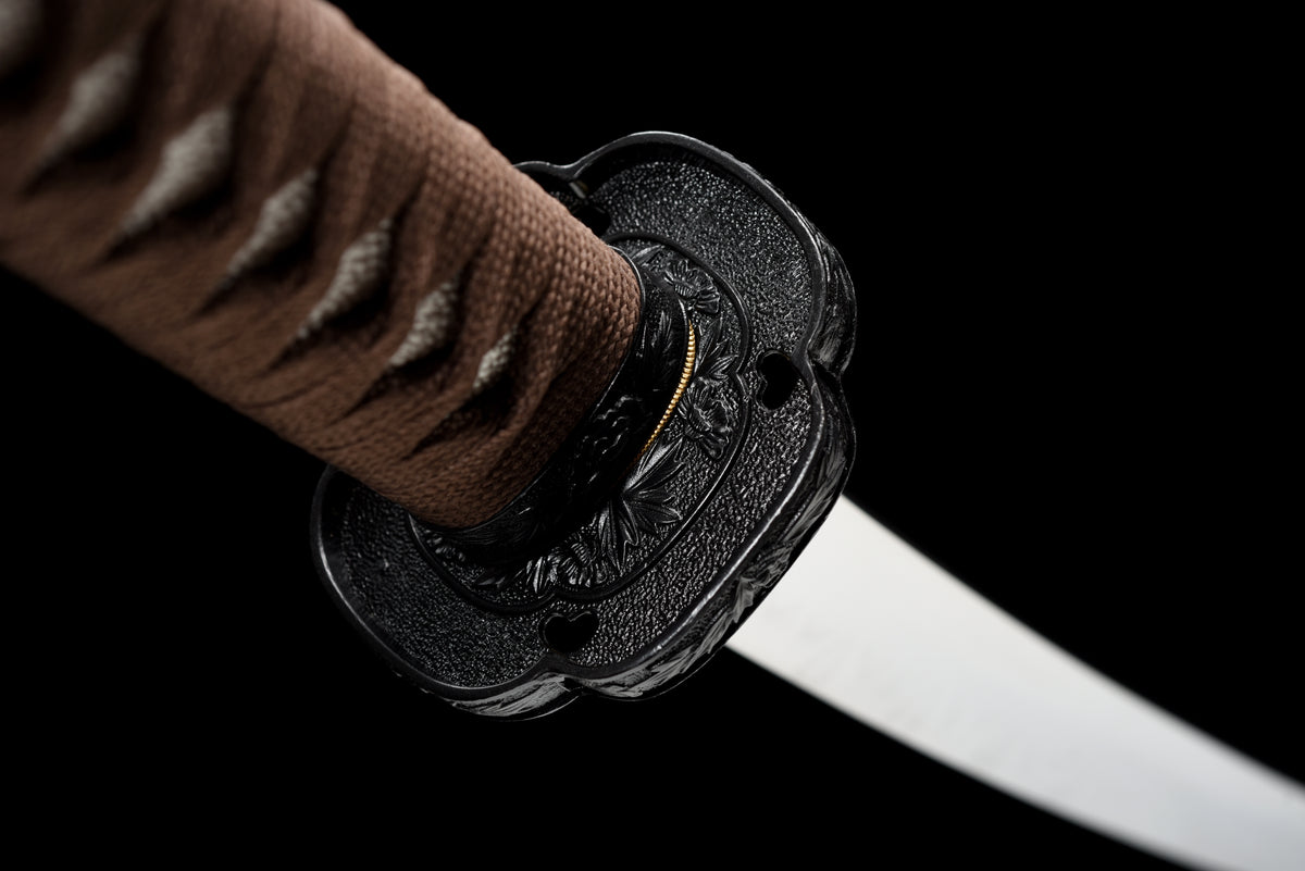 JIHPEN Sowrd - Handmade Full Tang t10 steel Real Hamon Full Tang Blade ...